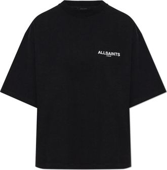 AllSaints Femme, Tops, Noir, Taille: 42 FR Halis Amelie T-Shirt Oversize