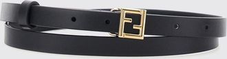 Fendi Schmaler G&uuml;rtel aus Kalbsleder mit FF-Monogramm-Schnalle