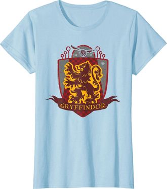 Harry Potter Gryffindor Quidditch Shield Logo T-Shirt