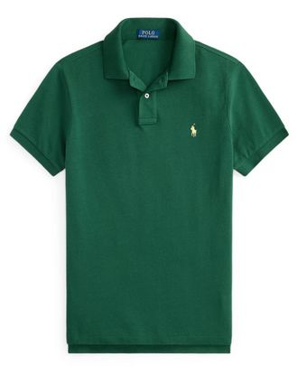 Ralph Lauren Piqu&eacute;-Poloshirt mit Logo-Stickerei, Custom Slim Fit in