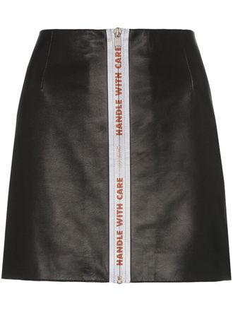 Heron Preston Minirock mit Tape - Schwarz