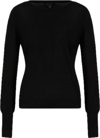 A|X Armani Exchange Femme, Pulls, Noir, Taille: 36 FR Pull Col Rond