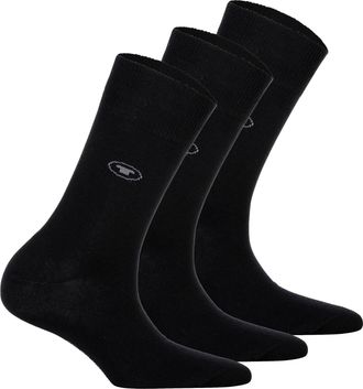 Tom Tailor Damen Socken 3-er Pack, 9703 / TOM TAILOR women basic socks 3 pack, Gr. 35-38, Schwarz (black - 610)
