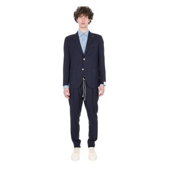 Eleventy Summertime Anzug - - Suits - Herren - Blau - M