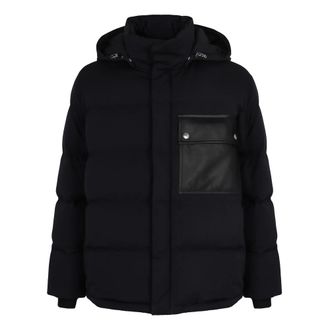 Bottega Veneta Hooded Short Down Jacket - - Jackets - Herren - Blau - XL