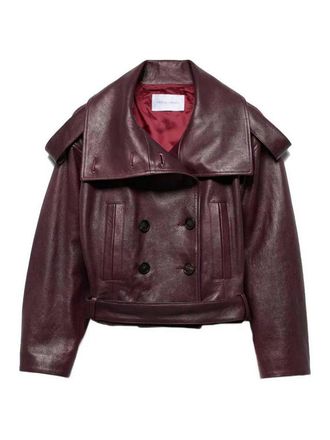 7 For All Mankind Casualjacke - Dunkelrot