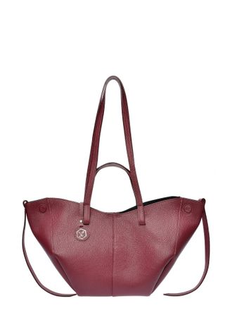 Luisa Vannini Weinfarbe Rindsledertasche