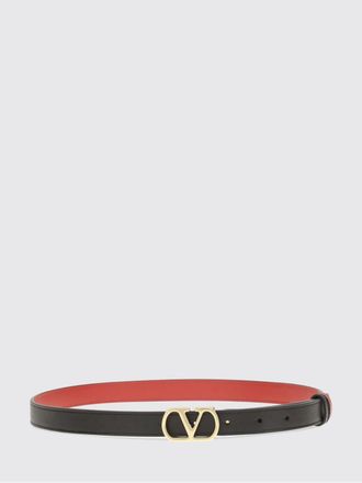 Valentino Garavani Ceinture VLogo Signature r&eacute;glable en cuir de veau lisse