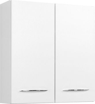Möbelando Hängeschrank Badschrank Wandschrank Badhängeschrank Badmöbel Porto I (weiß)