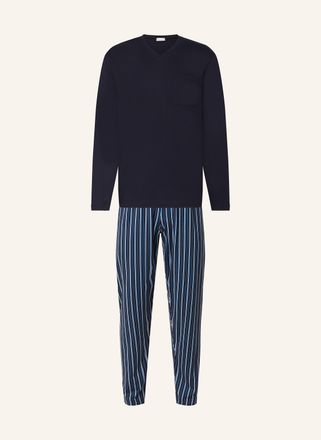 Mey Mey Schlafanzug Serie Straight blau