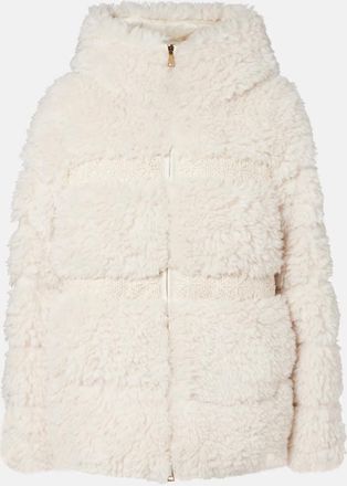Moncler Daunenjacke Verie aus Teddyfleece