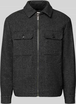Tom Tailor Regular Fit Hemdjacke mit Woll-Anteil