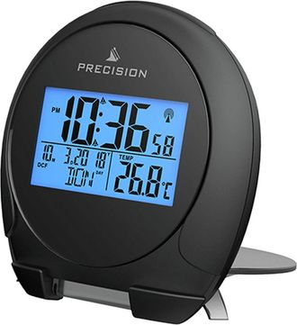 Precision LCD Funkgesteuerter Multi-Band-Weltreise-Wecker mit Hintergrundbeleuchtung