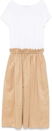 Fabiana Filippi Kleid mit Tunnelzug in der Taille - - Dresses - Damen - Beige - M