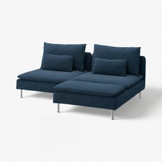 IKEA S&Ouml;DERHAMN 2er-Sofa mit R&eacute;camiere