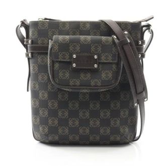 Loewe Sac bandouli&egrave;re en toile Pre-owned - Femme - Pre-owned - Noir - Taille: ONE Size