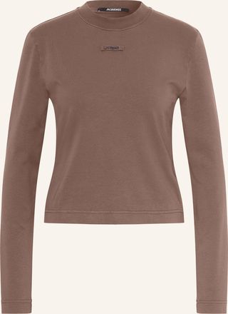 Jacquemus Jacquemus Longsleeve Le Tshirt Gros Grain braun