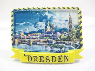 Generic Dresden Frauenkirche Elbe Premium Magnet Poly Souvenir Germany (5)