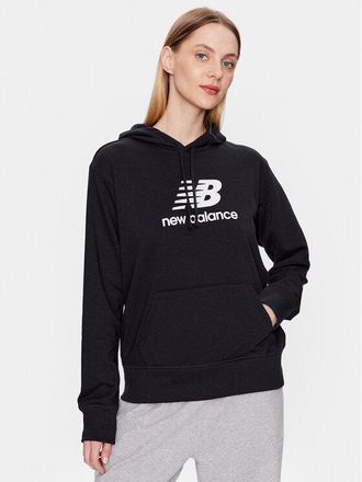 New Balance Sweatshirt WT31533 Schwarz Relaxed Fit