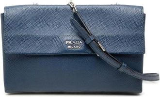 Prada Pre-owned Vintage Crossbody - Femme - Pre-owned - Bleu - Taille: ONE Size