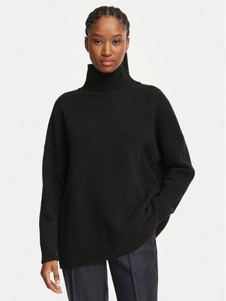 Max Mara Rollkragenpullover Borgia 2625366142 Schwarz Relaxed Fit