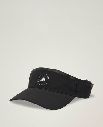 Stella McCartney Logo Visor Cap, Woman, Black