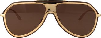 Dolce & Gabbana Aviator Sonnenbrille - - Accessories - unisex - Gelb - 43 MM