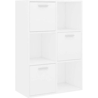 vidaXL Lagerschrank Wei&szlig; 60x29,5x90 cm Holzwerkstoff Vidaxl Wei&szlig;