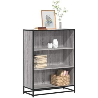 vidaXL Vidaxl - Bücherregal Grau Sonoma 80,5x35x107,5 cm Holzwerkstoff