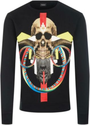 Marcelo Burlon Herren, Sweatshirts & Hoodies, Schwarzk, SGröße