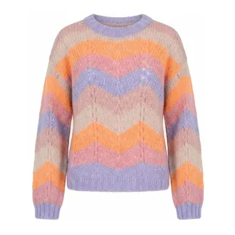 Lind Pull Vind i H&aring;ret - Femme - Pulls - Multicolore - Taille: 38/40 FR