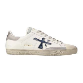 Premiata Steven Sneaker - - Shoes - Herren - Wei&szlig; - 42 EU