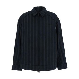 Juun.J Classic Collar Striped Jacket - - Jackets - Herren - Schwarzk - L