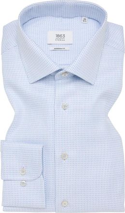 Eterna Vollzwirn Hemd aus Baumwolle mit feinem Muster, Modern Fit in