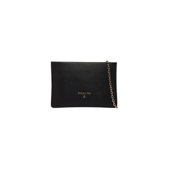 Patrizia Pepe Pochette mit Metallkette und Handschlaufe - - Bags - Damen - Schwarzk - ONE SIZE