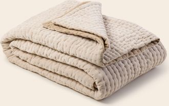 Madura Couvre-Lit Matelass&eacute; Auralie Argile blanche - ECRU