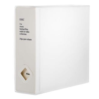 BESPORTBLE Housoutil CD H&uuml;lle Organizer f&uuml;r 24 Discs Mittelharte ABS PVC Aufbewahrungsbox mit Vliesstoff Innenh&uuml;lle Wasser und Schmutzabweisend Tragbarer CD und 