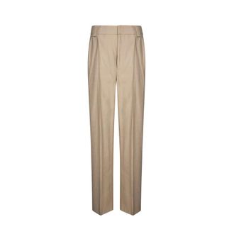 Dondup Femme, Pantalons, Beige, Taille: 42 FR Abby Wide Pantalons