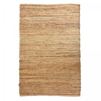 Un amour de tapis Unamourdetapis - Tapis en jute fait &agrave; la main 120x170 beige motif uni nature 1