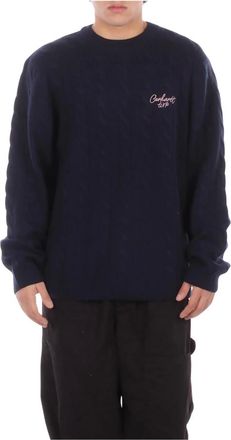 Carhartt Work in Progress Homme, Pulls, Bleu, Taille: XL Signature Sweater