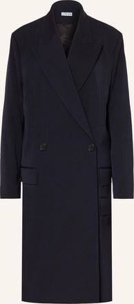Loewe Wollmantel blau