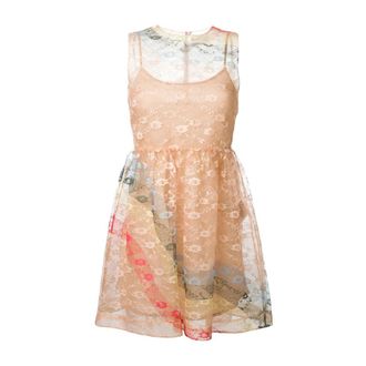 Red Valentino Regenbogen Spitzenkleid - - Dresses - Damen - Mehrfarbig - XS