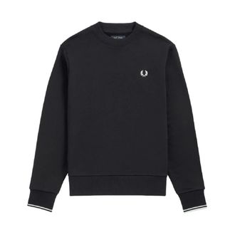 Fred Perry Crew Neck Sweatshirt - - Sweatshirts & Hoodies - Herren - Blau - XL