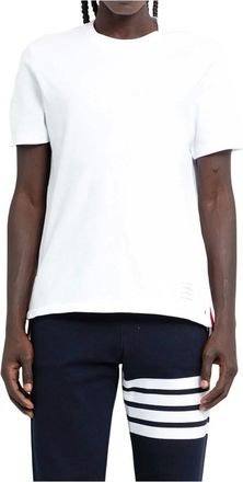 Thom Browne Homme, Tops, Blanc, Taille: 2XL T-Chemises