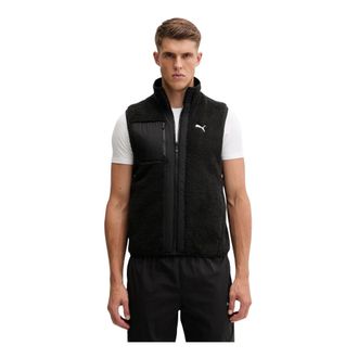 Puma Reversible Hybrid Sherpa Vest - - Sport - Herren - Schwarzk - S