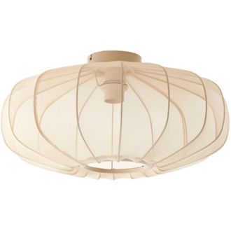 Light & Living Deckenleuchte - Plumalia - beige - textil - - Light&living