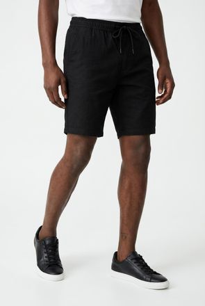 Only & Sons Chinoshorts ONLY & SONS ONSCAPRI SLIM SLUB CHINO SHORTS OTL, Herren, Gr. XXL, N-Gr, schwarz, Web, Obermaterial: 98% Baumwolle, 2% Elasthan, unifarben,