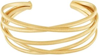 Dansk Copenhagen Vergoldetes Wrap Armband - - Accessories - Damen - Gelb - ONE SIZE
