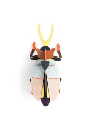 studio roof WALL DECO LRG TRIBAL RHINO BTL