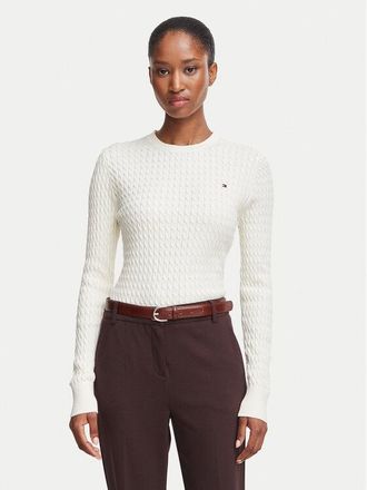 Tommy Hilfiger Pullover WW0WW44993 Creme Regular Fit